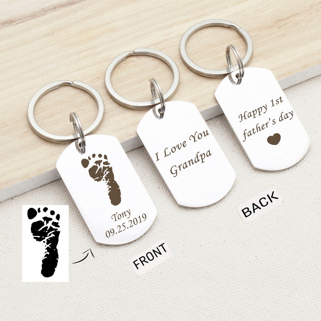 Custom Baby Footprint Keychain – Jeluxa